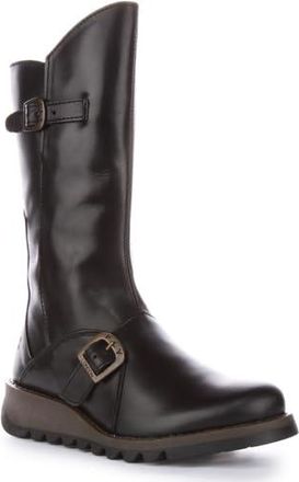 FLY London Mes 2 Bottes à boucle Femme, Noir Black 005, 38 EU