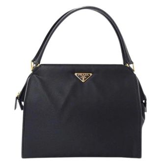 Prada Pre-owned Vintage Nylon Handtasche - - Pre-owned - Damen - Schwarzk - ONE SIZE