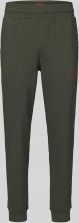 HUGO BOSS Regular Fit Sweathose aus Baumwoll-Mix Modell Laze Pants CW