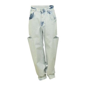 Maison Margiela Wide Jeans - - Jeans - Damen - Blau - W29