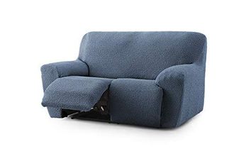Eysa 3D Sofaüberwürfe, Lycra, BLAU, 3 POSTI