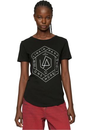 Merchcode Damen Mc264-ladies Linkin Park Oml Fit Tee T-Shirt, Schwarz, S EU