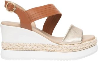 Nero Giardini Femme, Chaussures, Multicolore, Taille: 37 EU Sandale compens&eacute;e