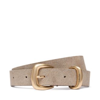 Calvin Klein Dameng&uuml;rtel Calvin Klein 2Piece Suede Strap 25Mm LV04F7065G Beige
