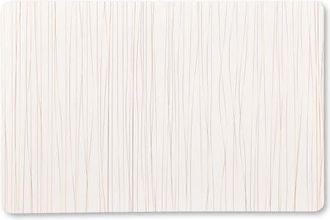 KESPER Platzset WEISS MIT GOLDSTREIFEN aus Polypropylen/Untersetzer/Trend