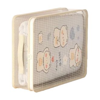 Generico Aufbewahrungs-Organizer f&uuml;r Bettw&auml;sche, stapelbar, mit Griff, Aufbewahrung f&uuml;r Decken, f&uuml;r Kleiderschrank, Bettw&auml;sche, Decken, Pullover, Kleidung