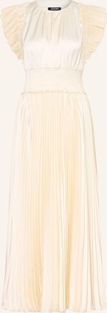 Joop Satinkleid Dilia Mit Plissees weiss
