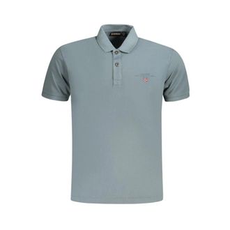 Napapijri Schickes Polo-Shirt mit Druckdetails - - Tops - Herren - Grau - S