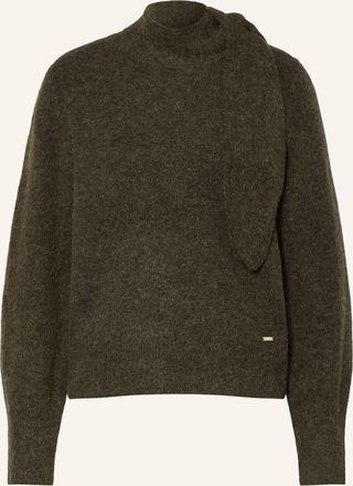 Cinque Cinque Pullover Cibrumo Mit Alpaka Und Schluppe gruen