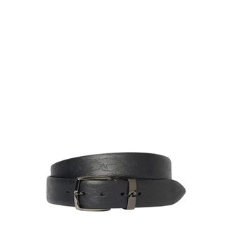 Paul & Shark Leather Buckle Belt - - Accessories - Herren - Blau - 95 CM
