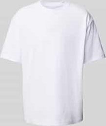 Weekday Oversized T-Shirt mit geripptem Rundhalsausschnitt