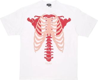 Phobia Archive Skeleton Print Tee - - Tops - Herren - Wei&szlig; - L