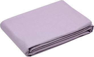 Eden Paris Housse de couette en percale de coton uni 260 x 240 cm Elys&eacute;e violet