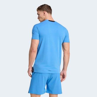 adidas Performance T-Shirt DESIGNED FOR TRAINING WORKOUT mit Rundhalsausschnitt, ohne Verschluss, sportlicher Stil