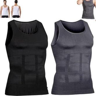 Generic Shaperluv Débardeur Shaperluv 2.0 pour homme, gilet de compression pour homme, débardeur Shaperluv pour contrôle du ventre et soutien de la posture, r