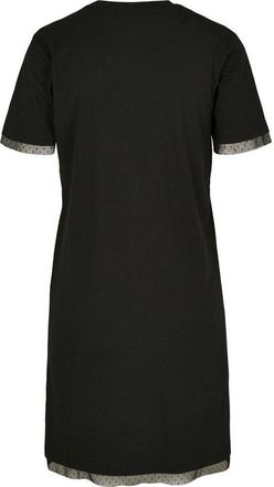 Urban Classics A-Linien-Kleid Urban Classics Damen Ladies Boxy Lace Hem Tee Dress (1-tlg)