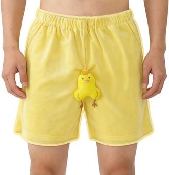Generico Generico Slip tortue amusant chaussette pour enterrement de vie de gar&ccedil;on et f&ecirc;tes accessoire de costume pour baccalaur&eacute;at et c&eacute;l&eacute;brations homme short