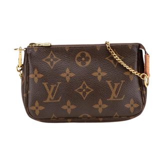 Louis Vuitton Pre-owned Monogram Mini Pochette Accessoires - - Pre-owned - Damen - Braun - ONE SIZE