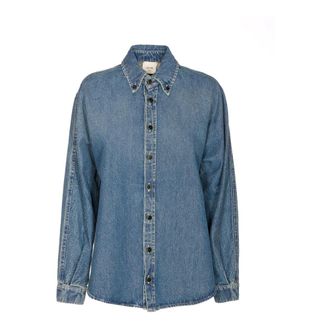 Alysi Damen, Blusen & Hemden, Blau, SGr&ouml;&szlig;e