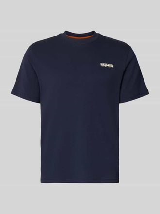 Napapijri Regular Fit T-Shirt mit Logo und Rundhalsausschnitt
