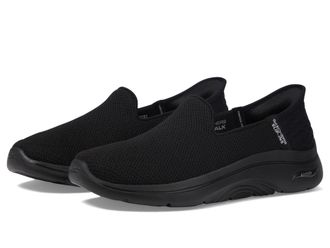 Skechers Damen Go Walk Arch Fit 2.0 Delara Hands Free Slip-ins Sneaker, Schwarz, 41 EU