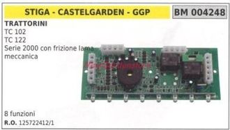 STIGA Sports Elektronikplatine CASTELGARDEN Traktor TC 102 122 Serie 2000 004248