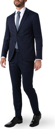 Joop Herren Anzug blau meliert Slim Fit