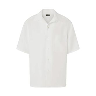 Ermenegildo Zegna Oasi Lino Hemd - - Shirts - Herren - Wei&szlig; - XL