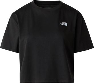 The North Face Evolution Simple Dome Cropped Relaxed T-Shirt - - Sport - Damen - Schwarzk - M