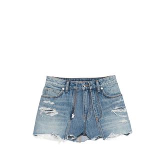 Alexander Wang Femme, Shorts, Bleu, Taille: W24 Denim Shorts