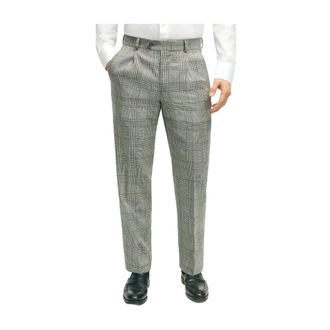 Brooks Brothers Homme, Pantalons, Multicolore, Taille: W42 Pantalon de costume &agrave; carreaux en laine Regent Fit