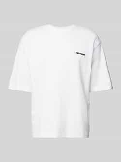 Review Oversized T-Shirt mit Label-Print