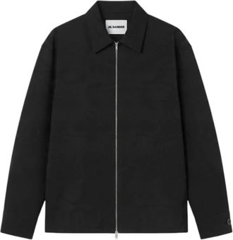 Jil Sander Veste zipp&eacute;e en laine - Homme - Vestes - Noir - Taille: 2XL