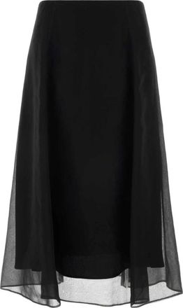 Brunello Cucinelli Femme, Jupes, Noir, Taille: 42 FR Jupe Cercle