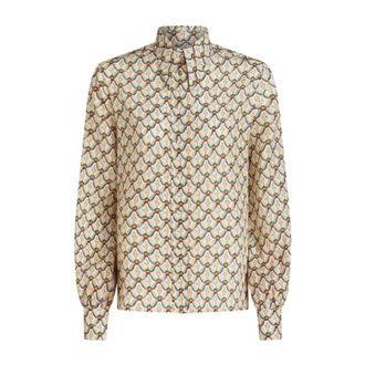 Etro Seiden Langarmshirt - - Blouses & Shirts - Damen - Mehrfarbig - XS