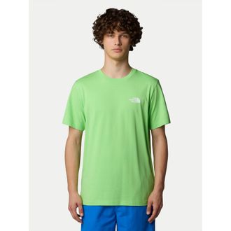 The North Face T-Shirt SS Simple Dome NF0A87NG Gr&uuml;n Regular Fit