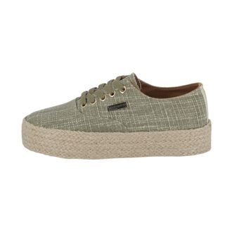 Les Tropeziennes LES TROPEZIENNES PAR M. BELARBI Damen Cosmic Tennisschuhe mit Schn&uuml;rung, Khaki, Gold, 39 EU