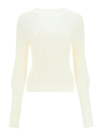 Low Classic Pull Col Rond - Blanc