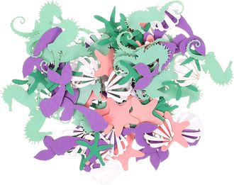 BESPORTBLE 100 St&uuml;ck Meerjungfrauenschwanz Papierkonfetti Buntes Partykonfetti aus Papier Ballonf&uuml;llung und Tischdekoration f&uuml;r Geburtstagsfeiern und Meeres Them