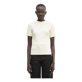 Wales Bonner Movement T-Shirt - - Tops - Damen - Beige - XS