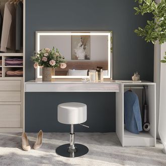 Vicco Schminktisch Sherry, Wei&szlig;, 120 cm 4 Teile