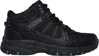 Skechers Hillcrest Logo Wanderstiefel f&uuml;r Herren, Leder (Schwarz)