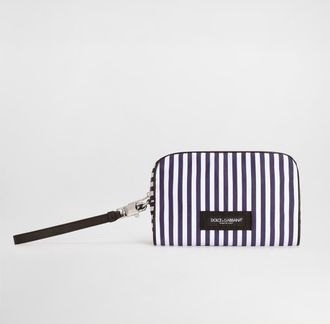 Dolce & Gabbana Striped Poplin Handbag - Mann Shopper Multicolor Onesize