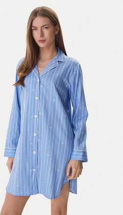 Lauren Ralph Lauren Nachthemd ILN32490 Blau Relaxed Fit