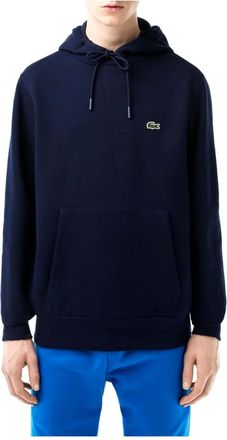 Lacoste Homme, Sweatshirts et sweats à capuche, Bleu, Taille: L Sh9623 Sweat à capuche en molleton