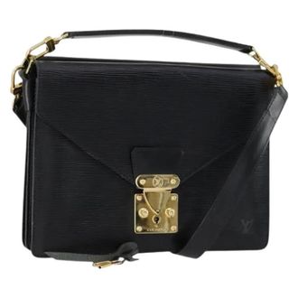 Louis Vuitton Sac &agrave; main en cuir Pre-owned - Femme - Pre-owned - Noir - Taille: ONE Size
