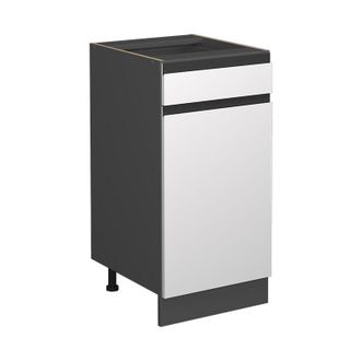 Vicco Meuble cuisine R-Line, Blanc, 40 cm J-Shape, sans plan de travail Vicco