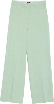 Pinko Pinko, Femme, Pantalons, Vert, Taille: 40 FR Wide Pantalons