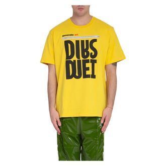 Doublet Gelbes Logo Tee AI-generierter Stil - - Tops - Herren - Gelb - M