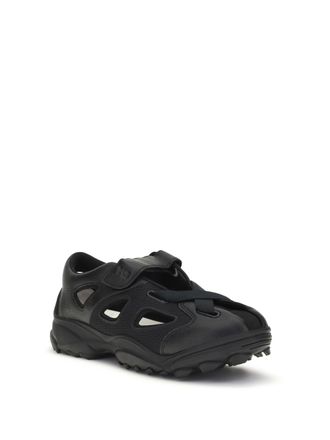 Yohji Yamamoto Mens Gsg9 Sandals Black-Black-Black Black/black/black